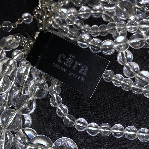 Cara New York | Jewelry | Clear Beaded 7 Strand Cara New York Necklace ...